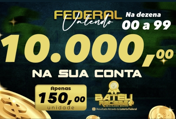R$ 10.000,00 no PIX! :: Bateu Recebe